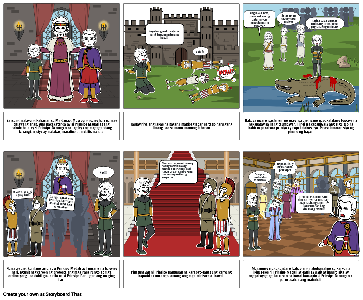 Bantugan Storyboard by kakaru