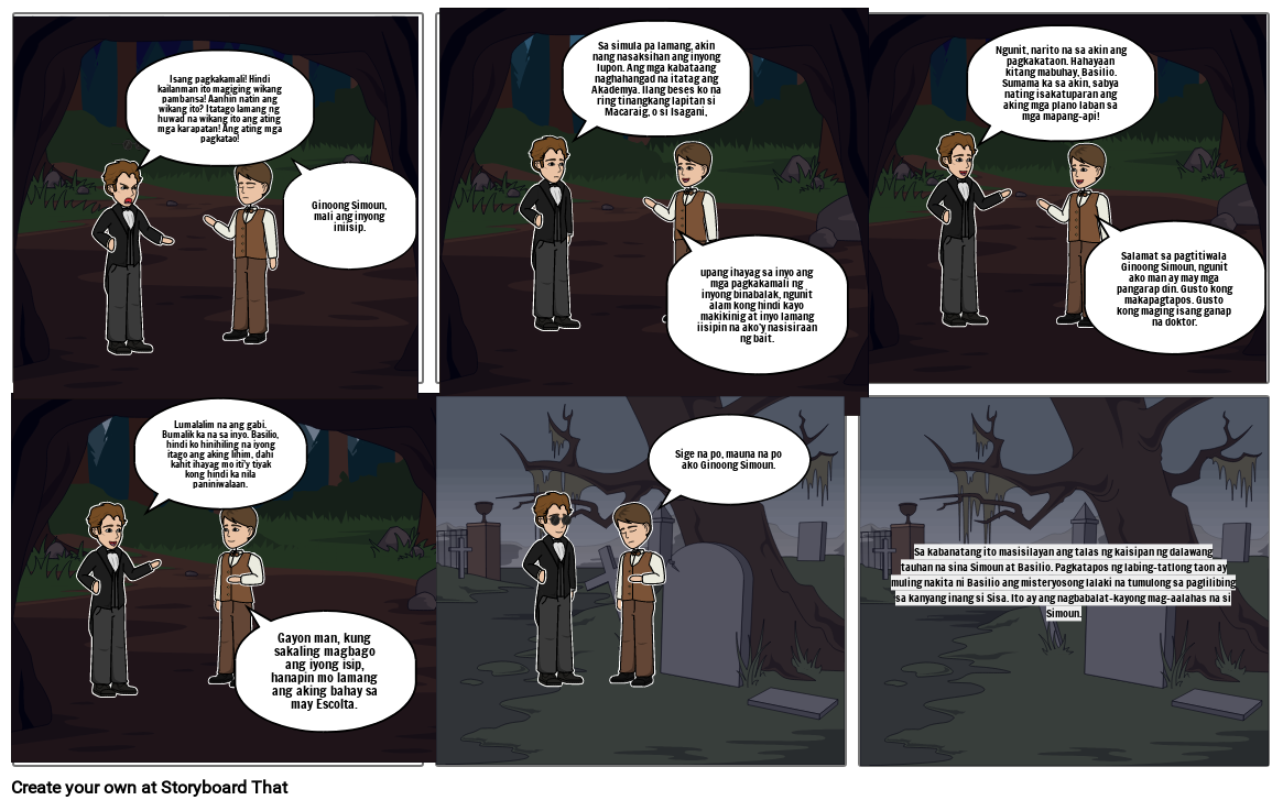 Unknown Story Storyboard por kayley73292