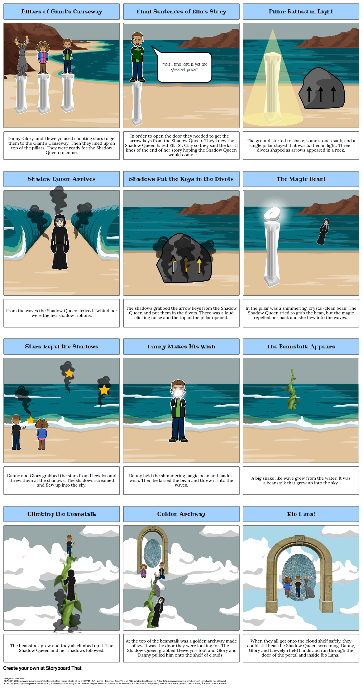 The Way to Rio Luna by Brennan Owen Storyboard