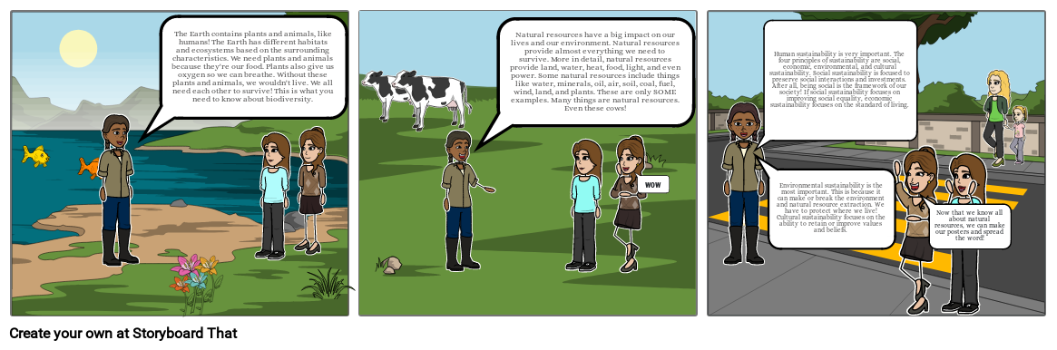 Human Sustainability Cartoon 2 Storyboard by kdadkin7