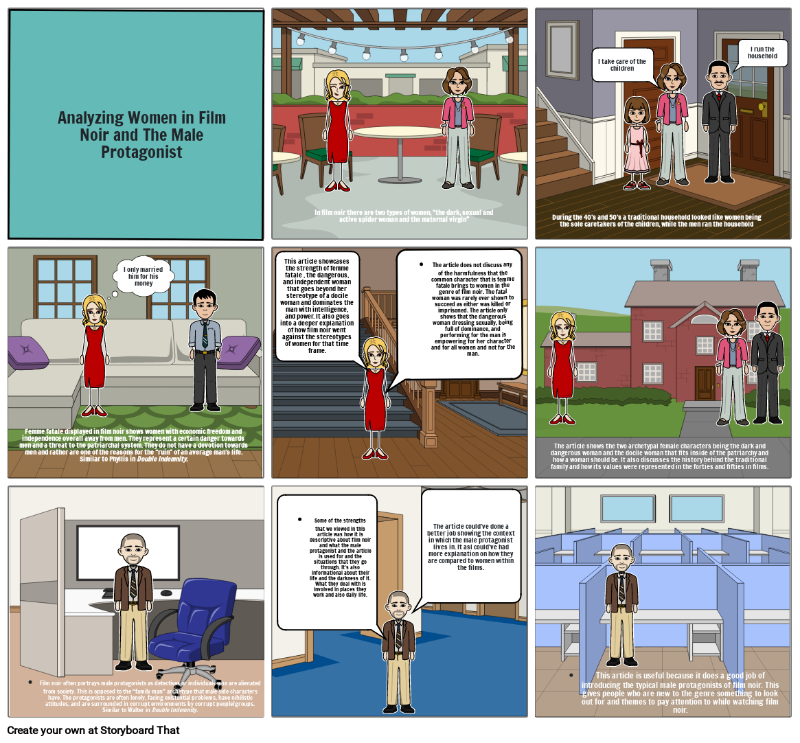 IAH Project Storyboard by kennedytunnicliff