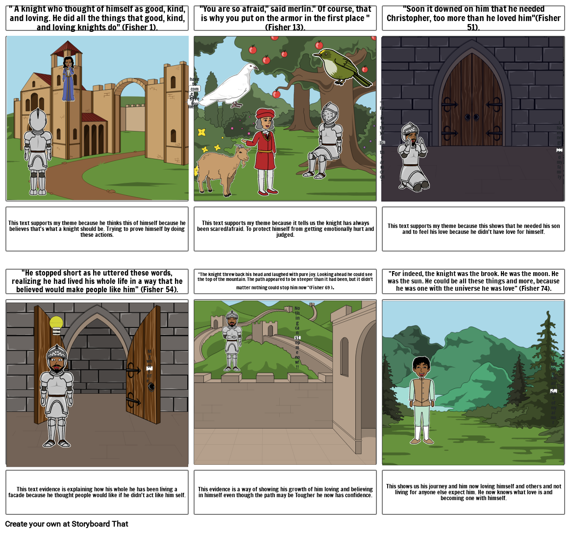 The knight in the rusty Storyboard par keyshawn09-3