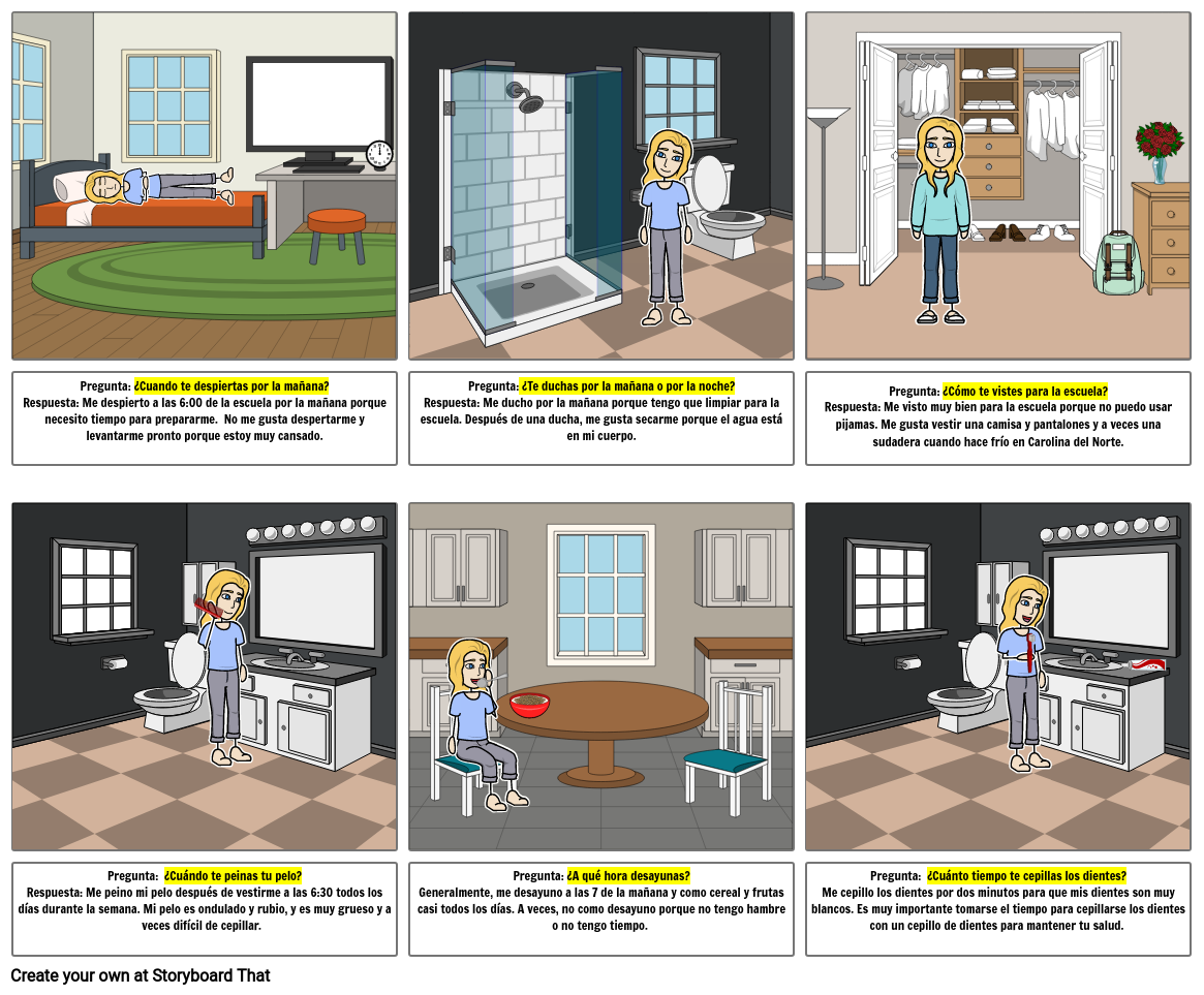 Unidad 3 minor #2 Reflexive StoryboardThat Activity 2021