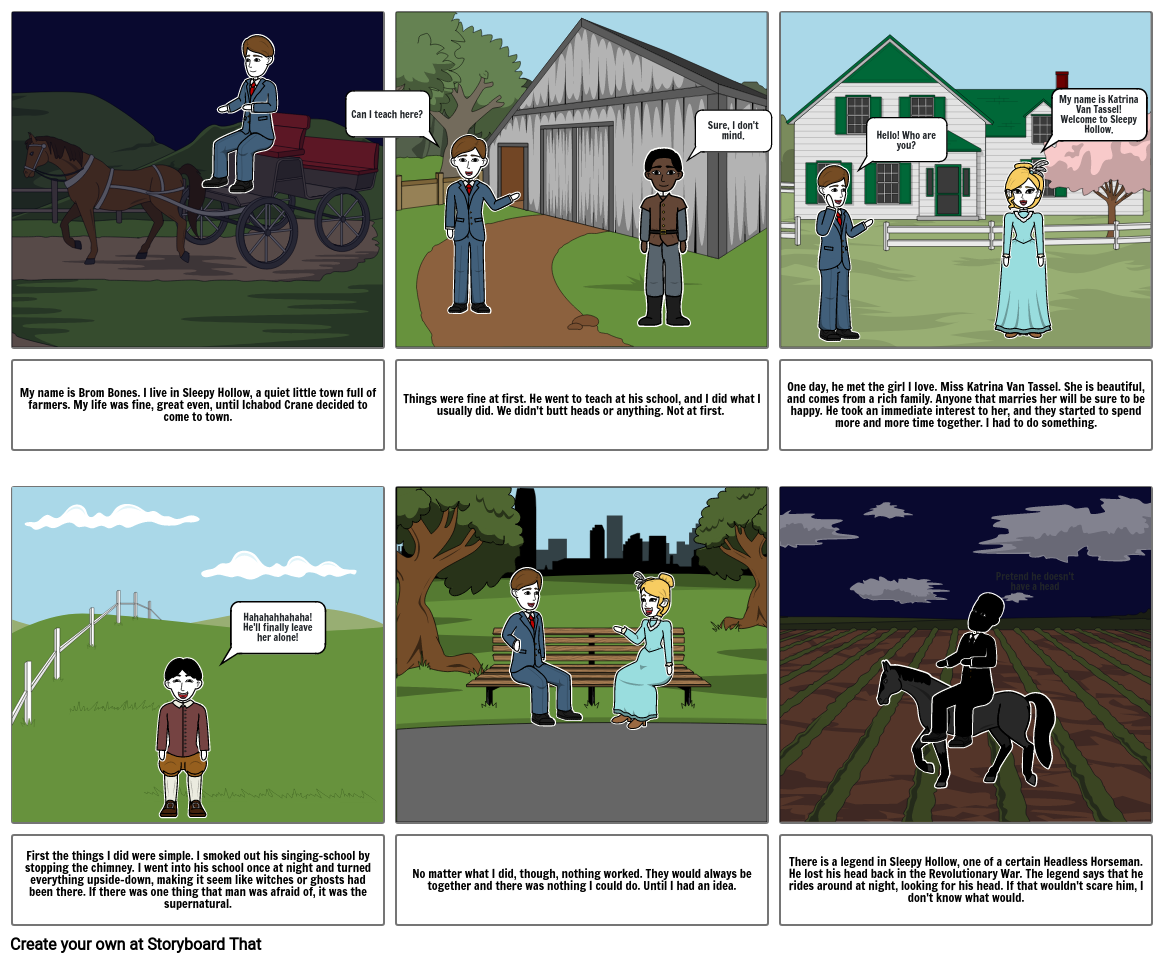Sleepy hollow storyboard Storyboard por kh22572