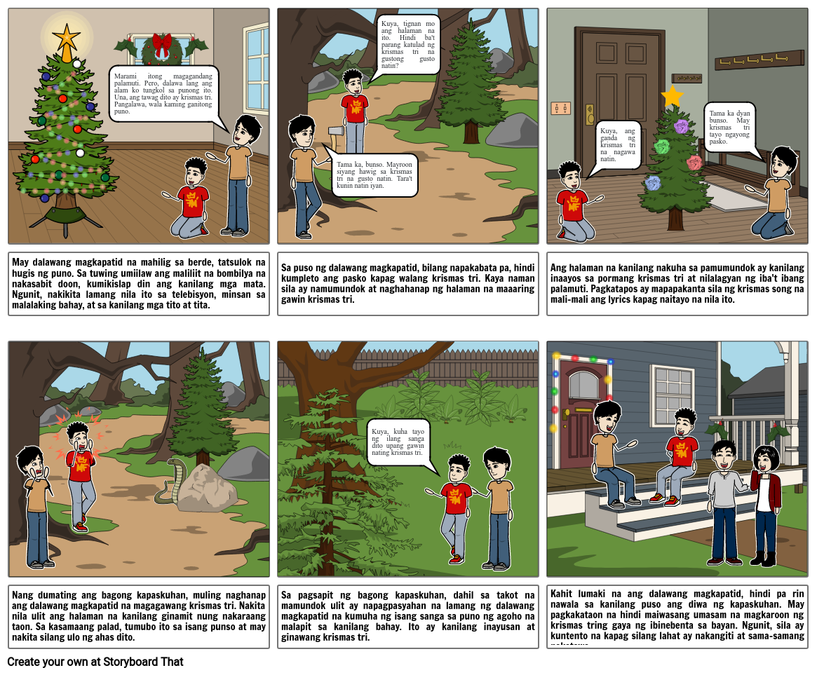 Christmas Tree Storyboard by khauladlr