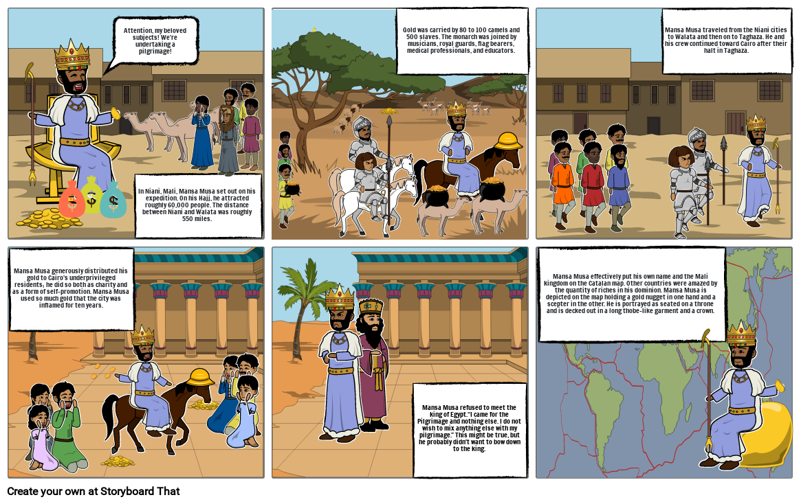 The Mali Empire Storyboard par khevna
