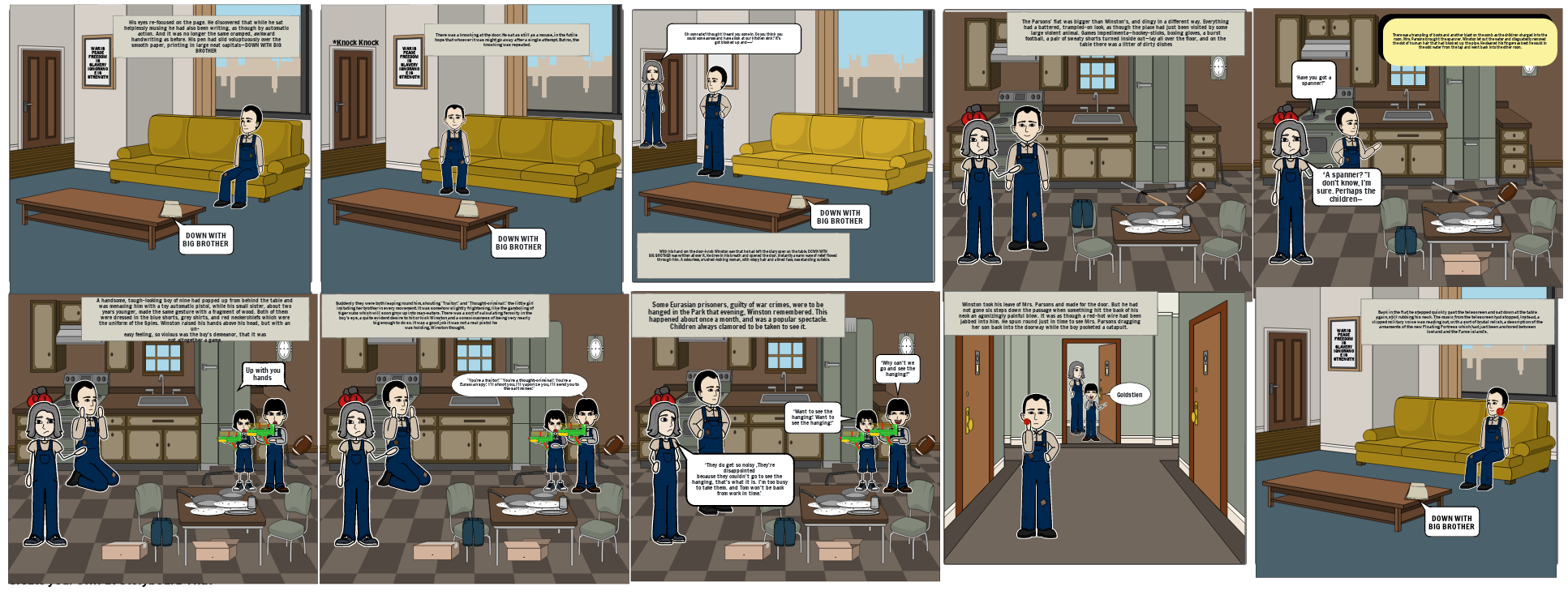 1984 Part 1 Storyboard por kimberly_mencia