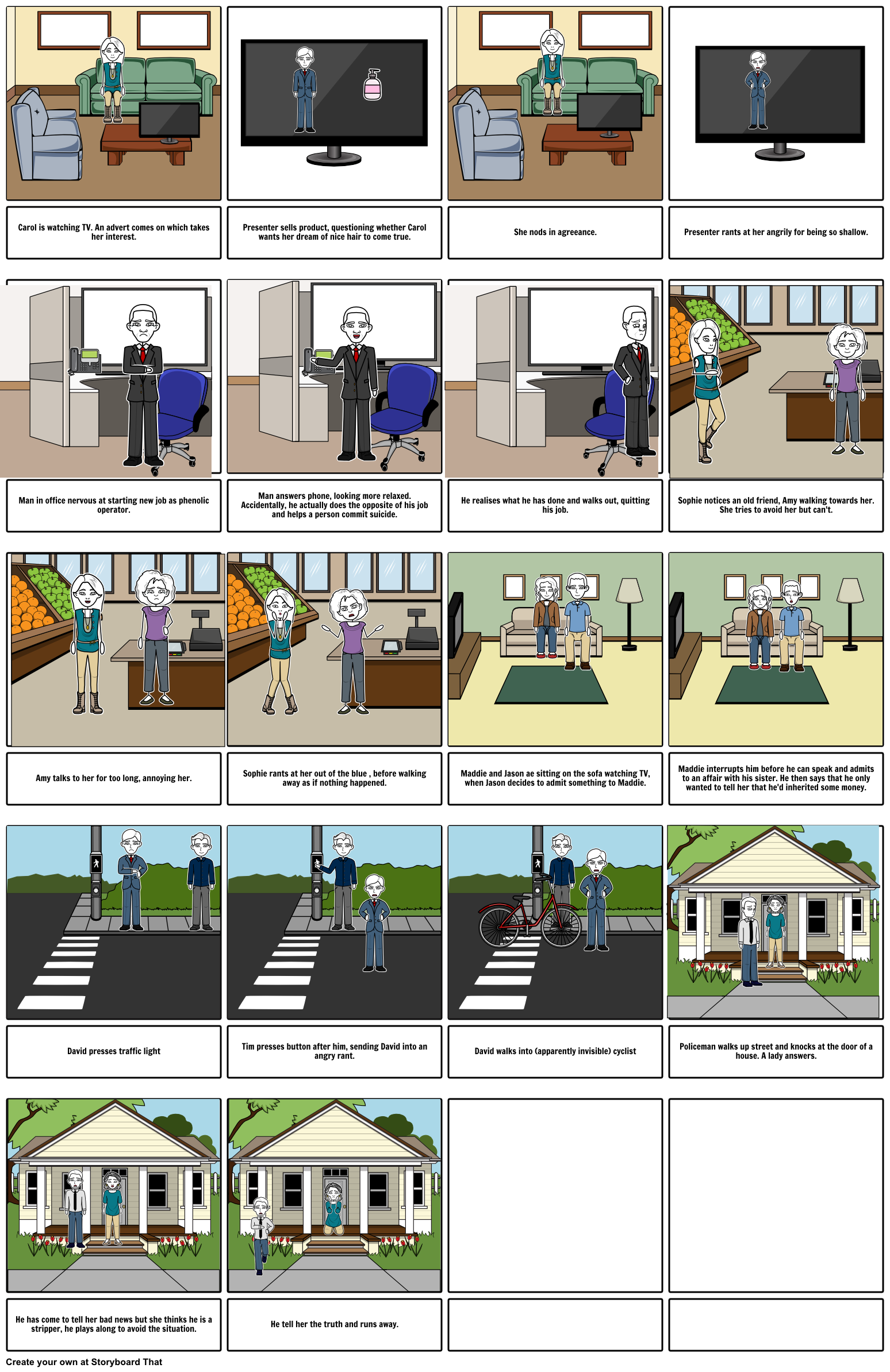 ALMOST SCARY Storyboard por kirstenmacgregor