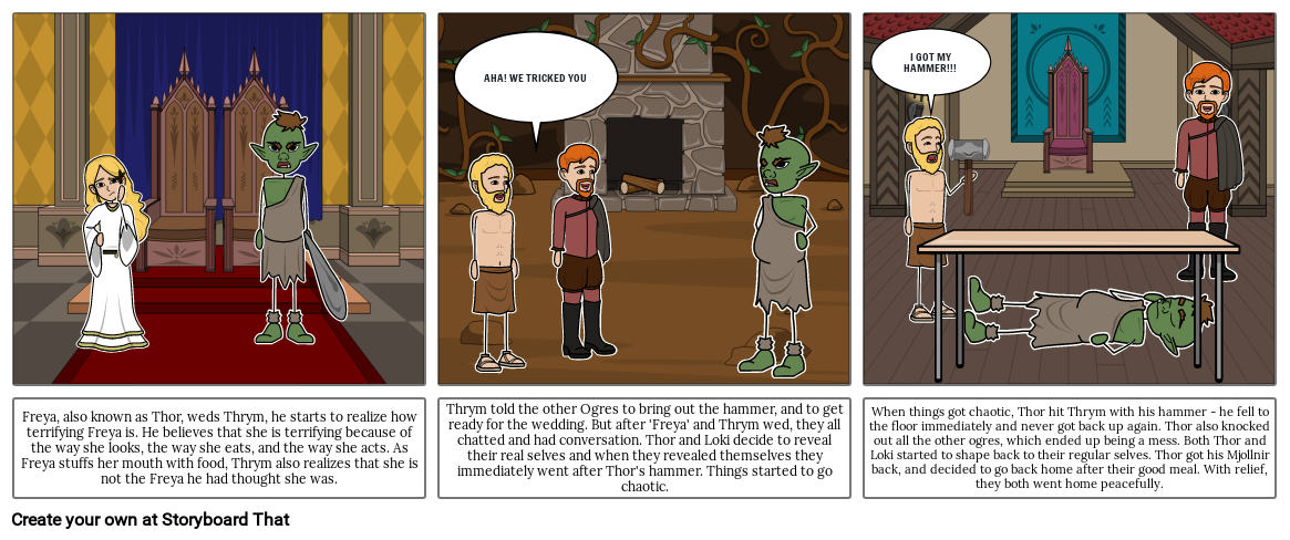 Freya's Unusual Wedding 2 Storyboard por kmacdonald-2