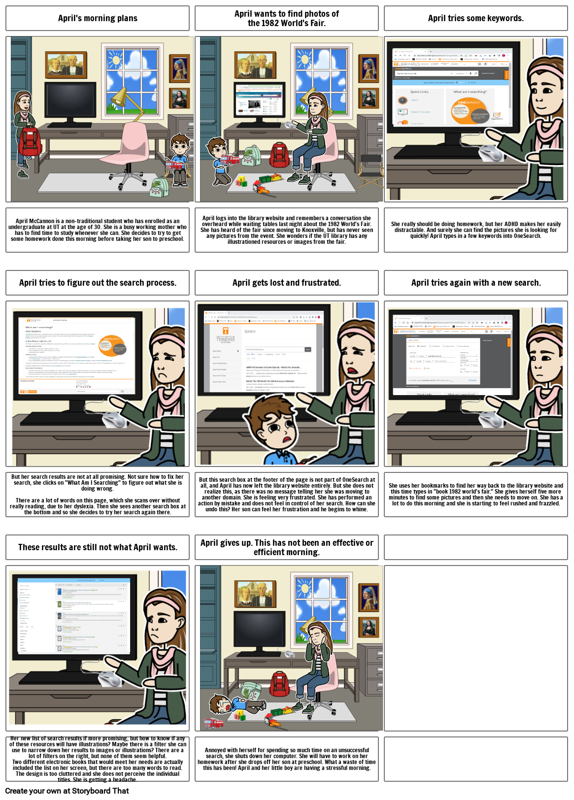 Project 3 - Interaction Storyboard by knoxvillegirl