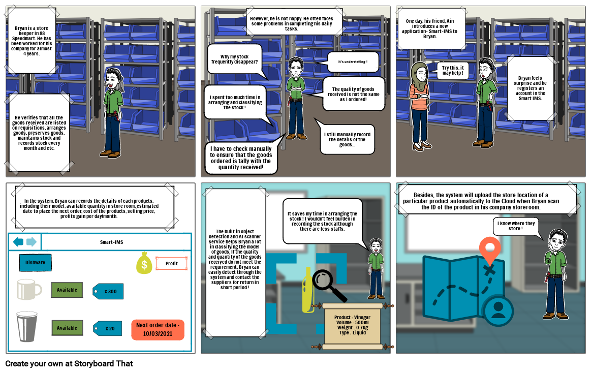 Smart Inventory Management System Storyboard By Krish 5