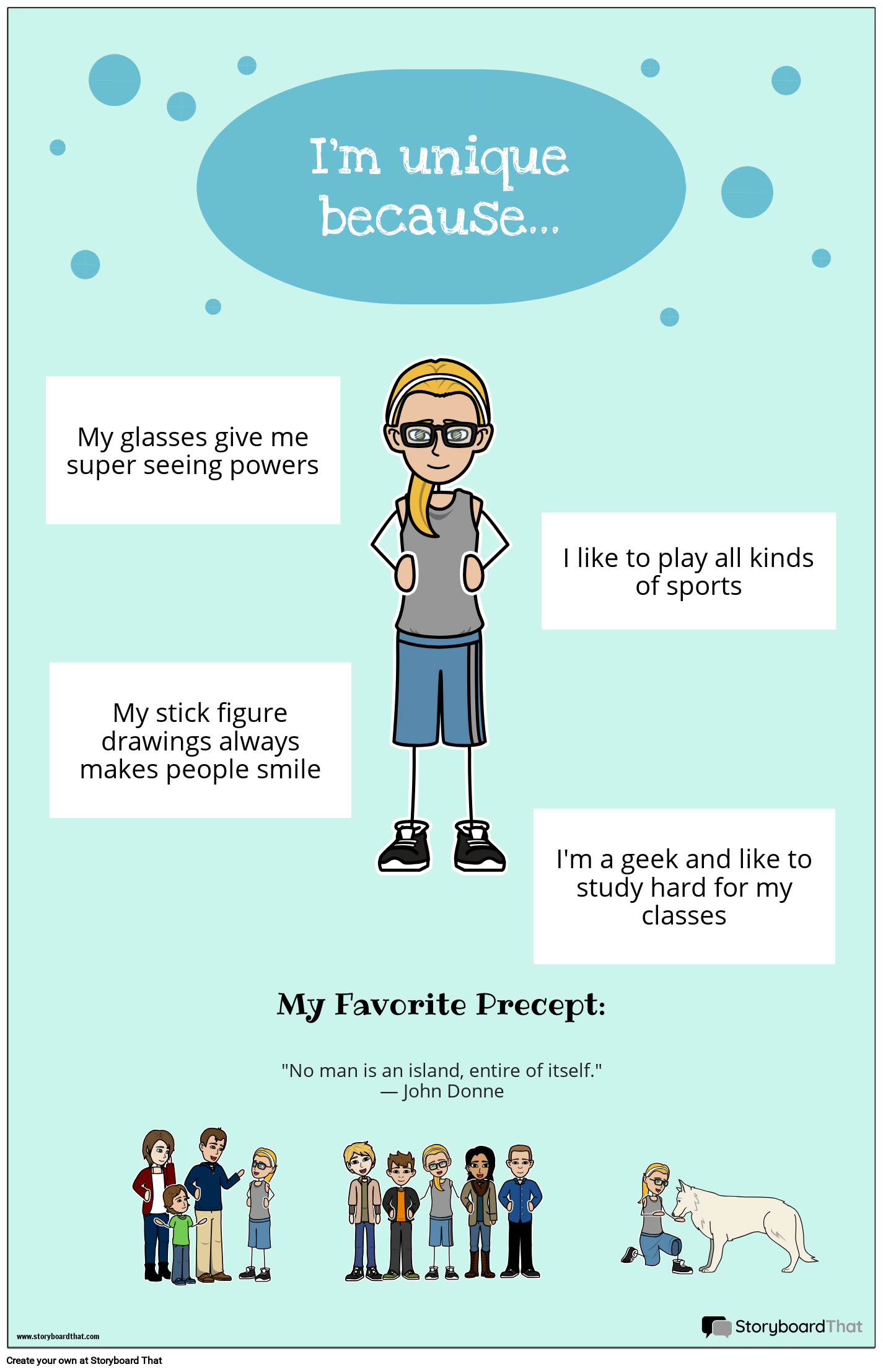 What Makes Me Stand Out Storyboard By Kristen What Makes Me Stand Out Storyboard By Kristen