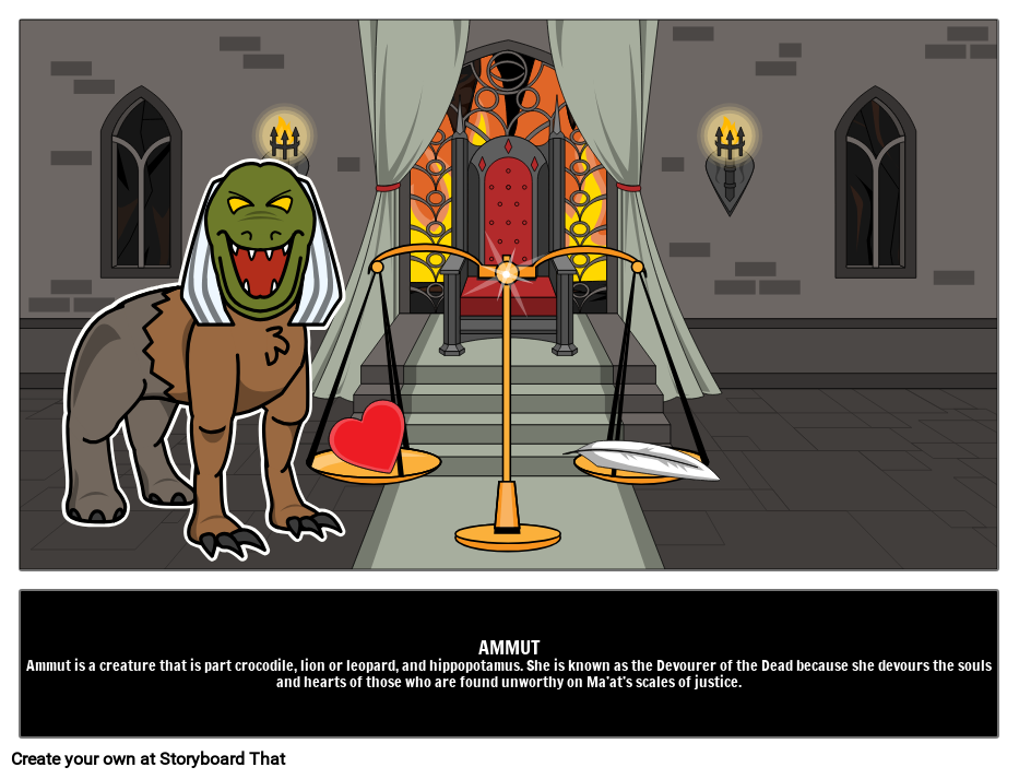 Ammut the Devourer of the Dead | Ammit Egyptian Goddess | Egyptian ...