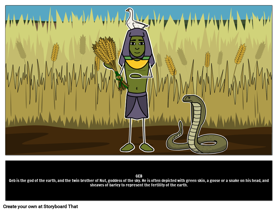 Geb | Egyptian Gods & Mythology | Earth God