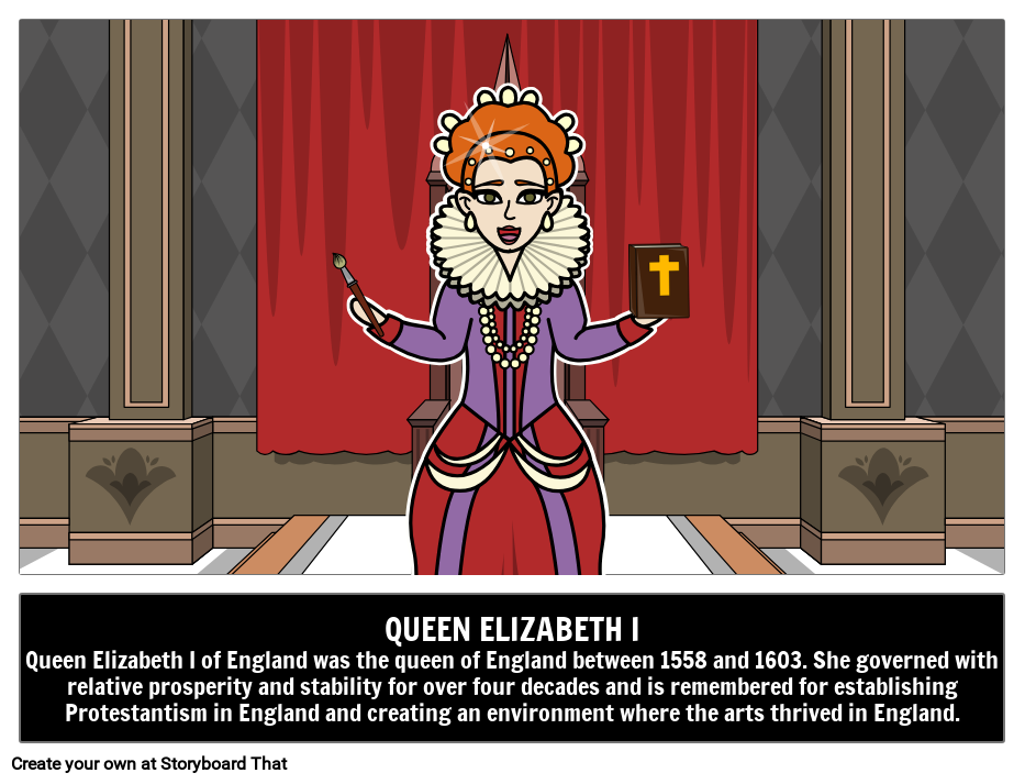 Queen Elizabeth I Storyboard by kristy-littlehale