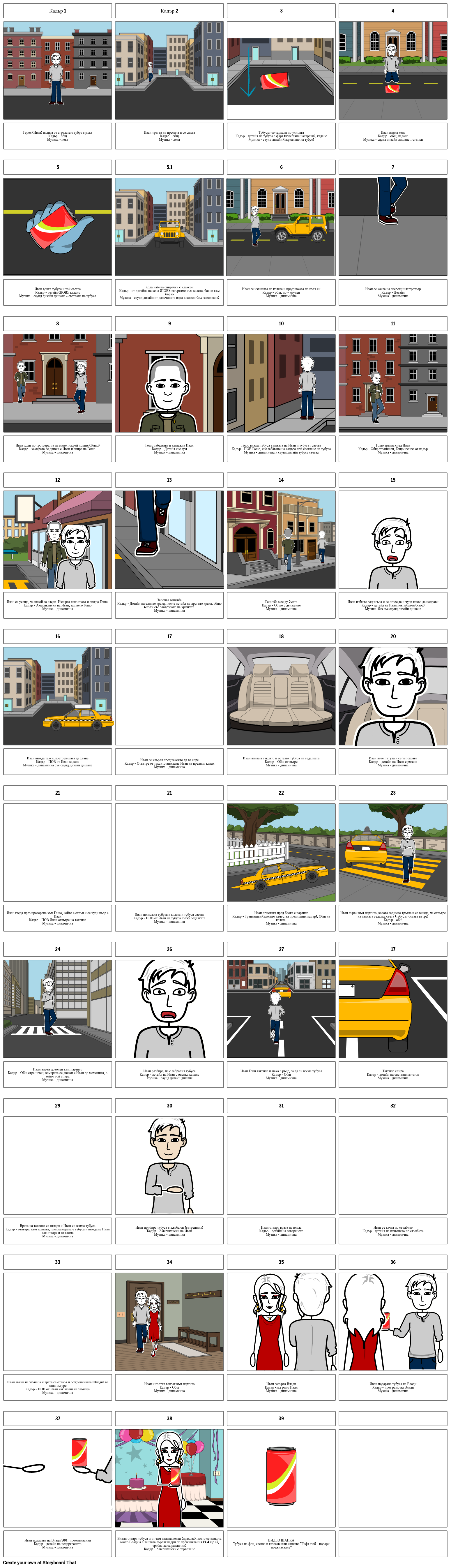 GIFT TUBE Storyboard por kukoruko
