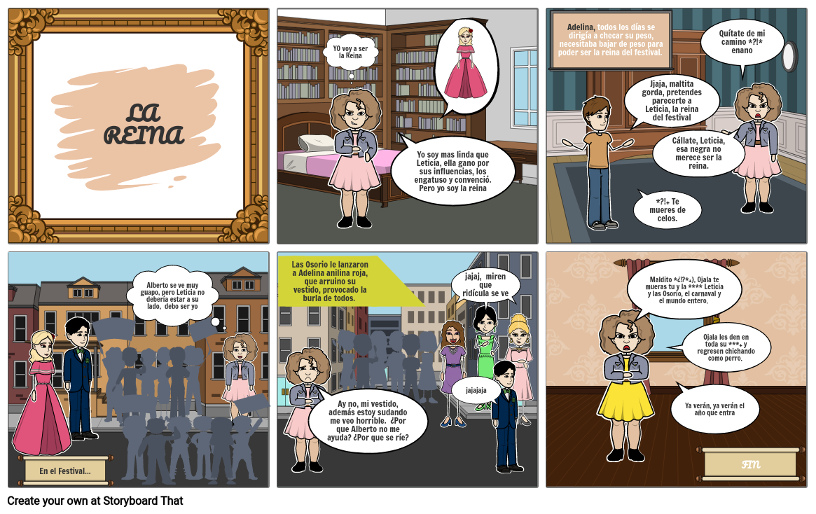 La reina Storyboard por las_gueras