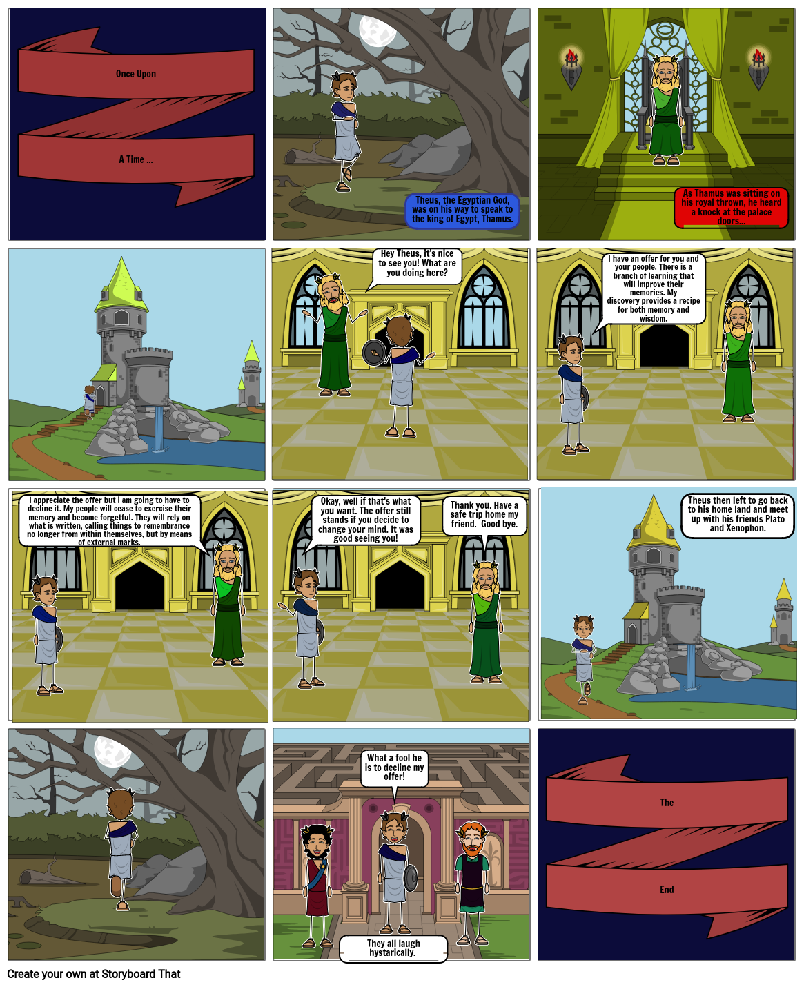 Comic Read Strip Storyboard par laura35637