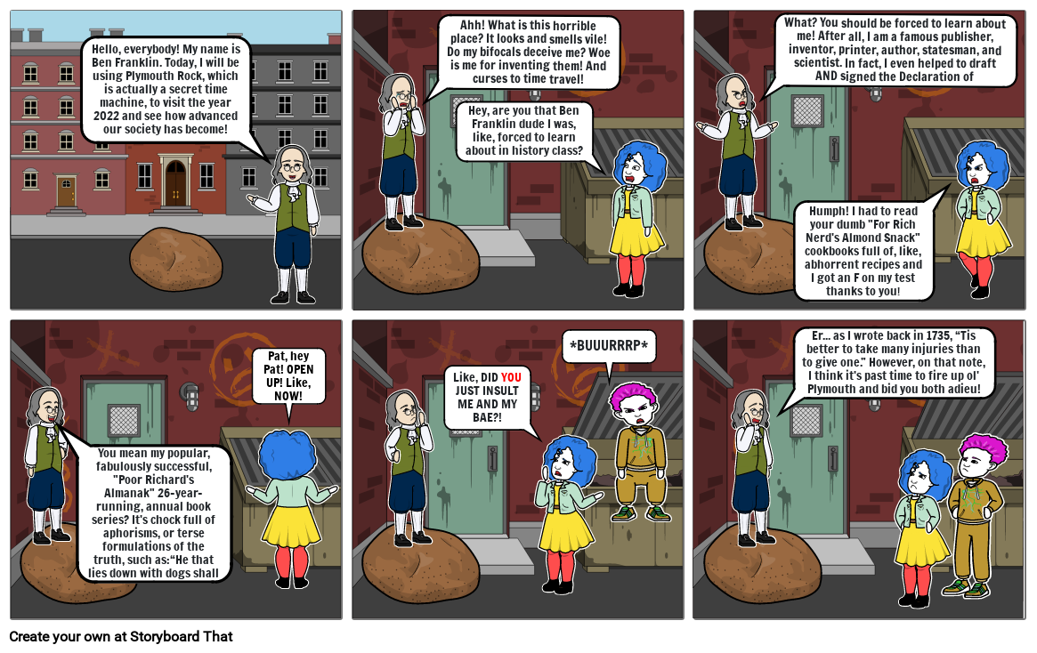 Ben to the Future! by Mira Chan Storyboard by lauralchan