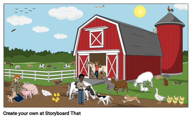 Animal Scene Storyboard by lauren