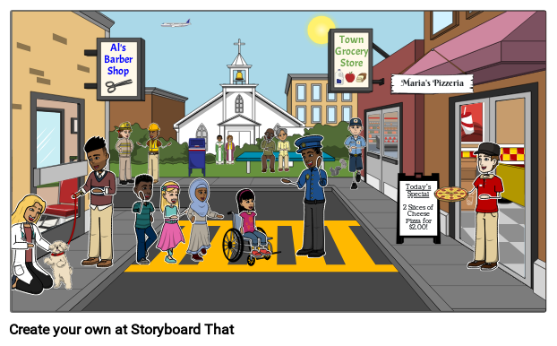 Picture Scene - Community Scene Storyboard by lauren