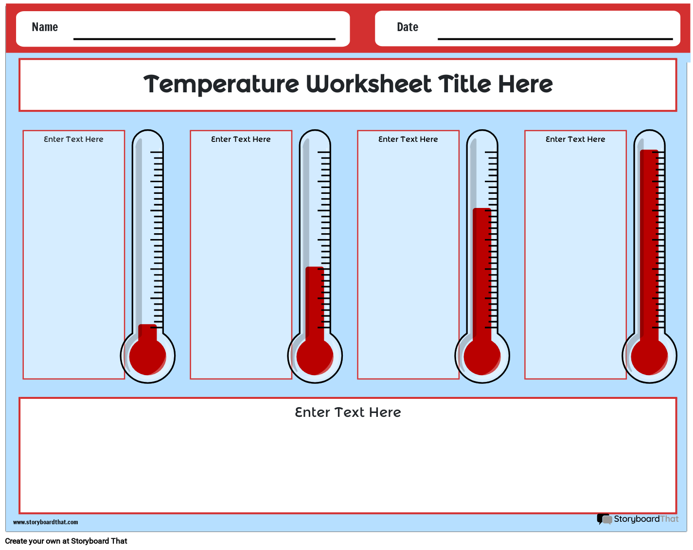 Temperature Storyboard By Lauren Temperature Storyboard By Lauren