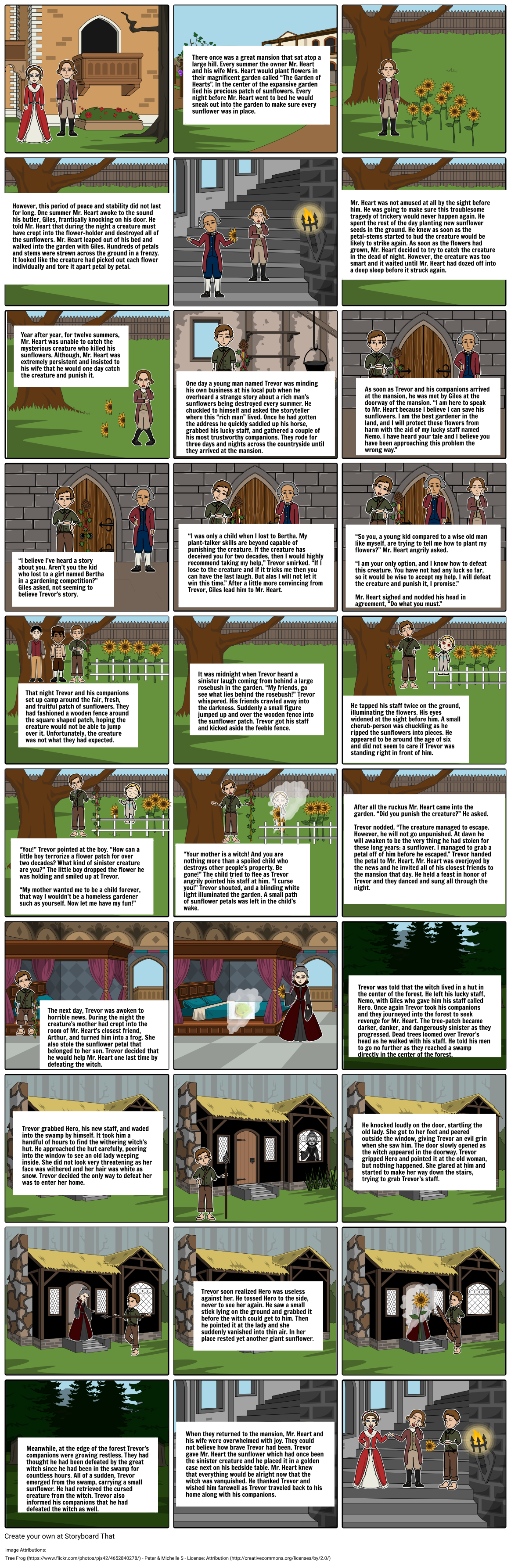 Lauryn O'Connor Beowulf Children's book Storyboard