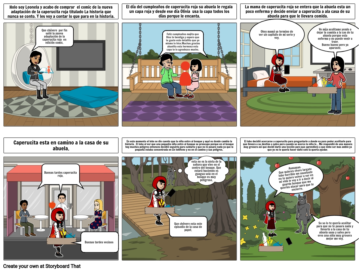 La historia que nunca se conto Storyboard por leonelayedra