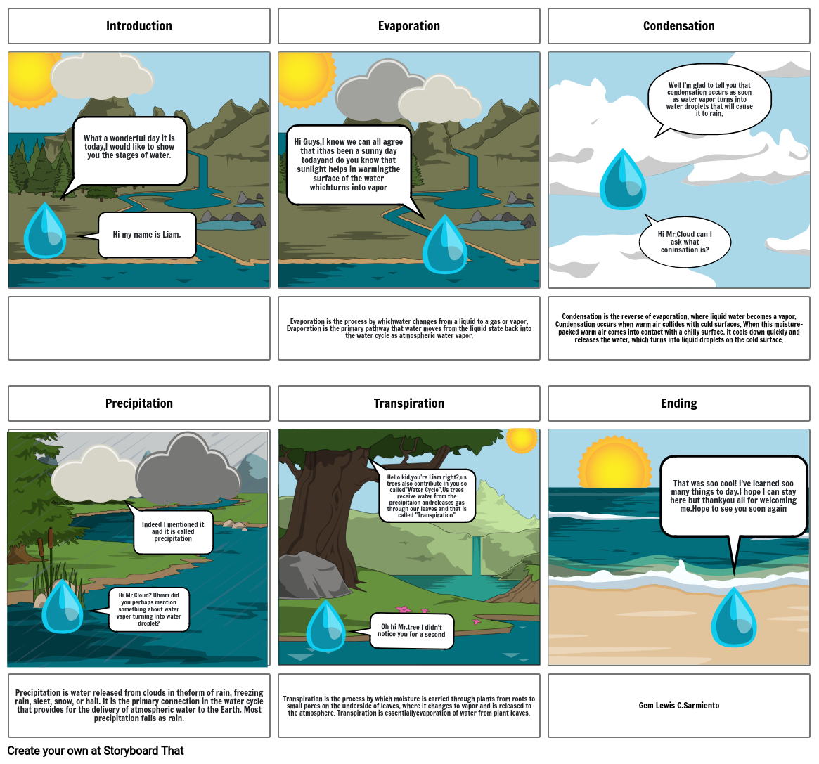 Science Performance Task Storyboard by lewis62858