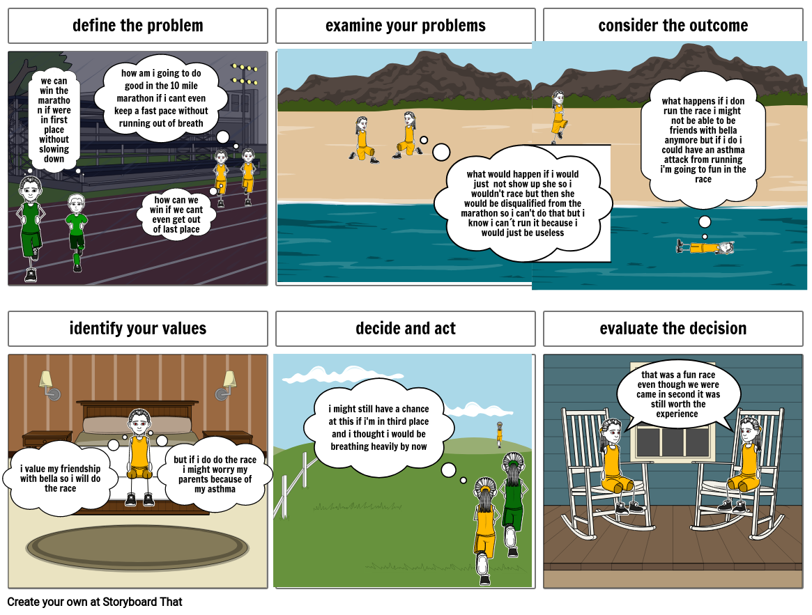 the marathon Storyboard by lgriner77336