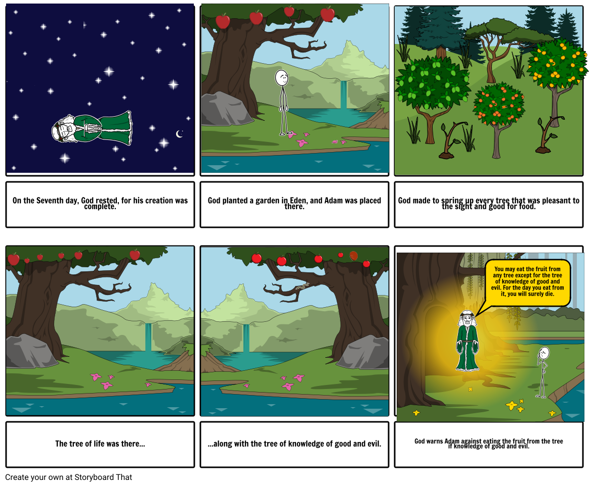 Genesis 2 Storyboard Storyboard by liamhenson