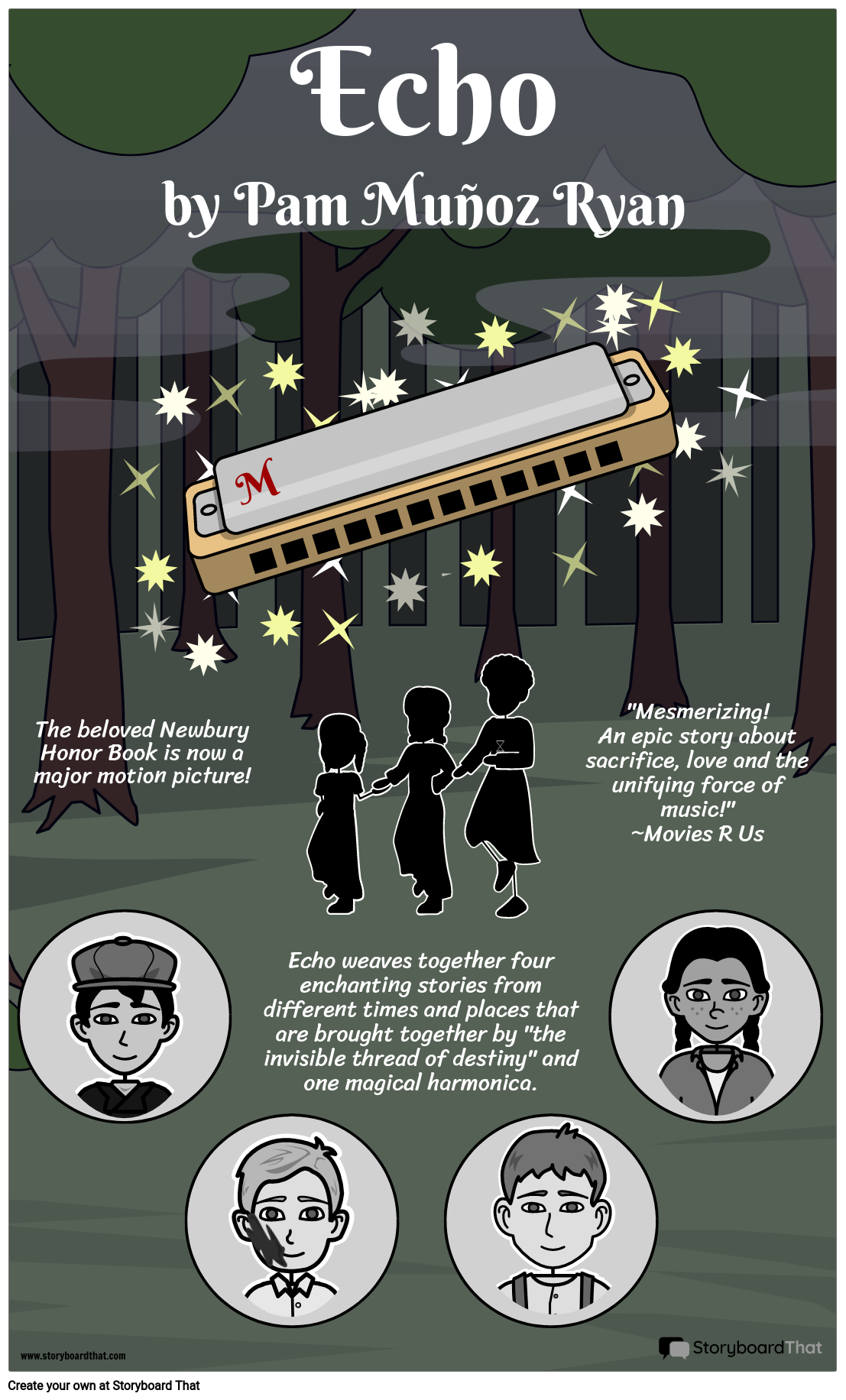 Echo Movie Poster Storyboard por liane