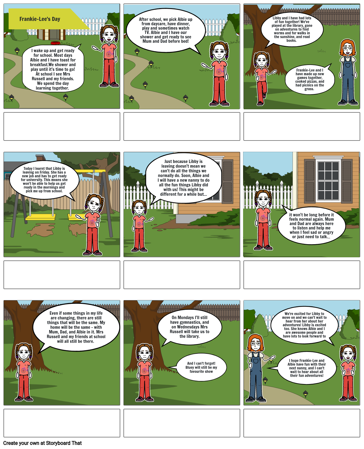 Frankie-Lee Storyboard por libbyadc