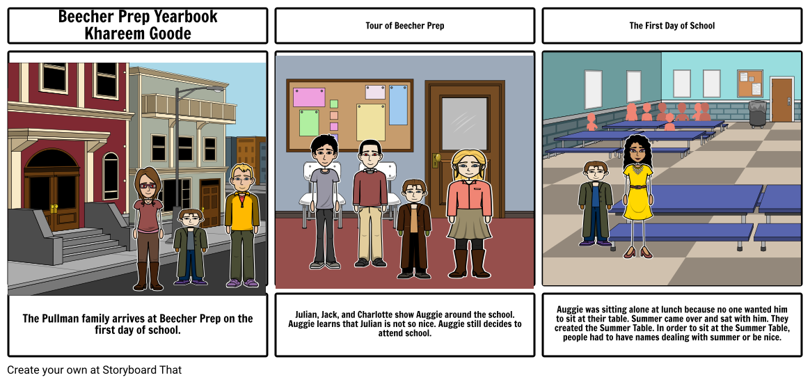 Beecher Prep Yearbook Storyboard by llsmith