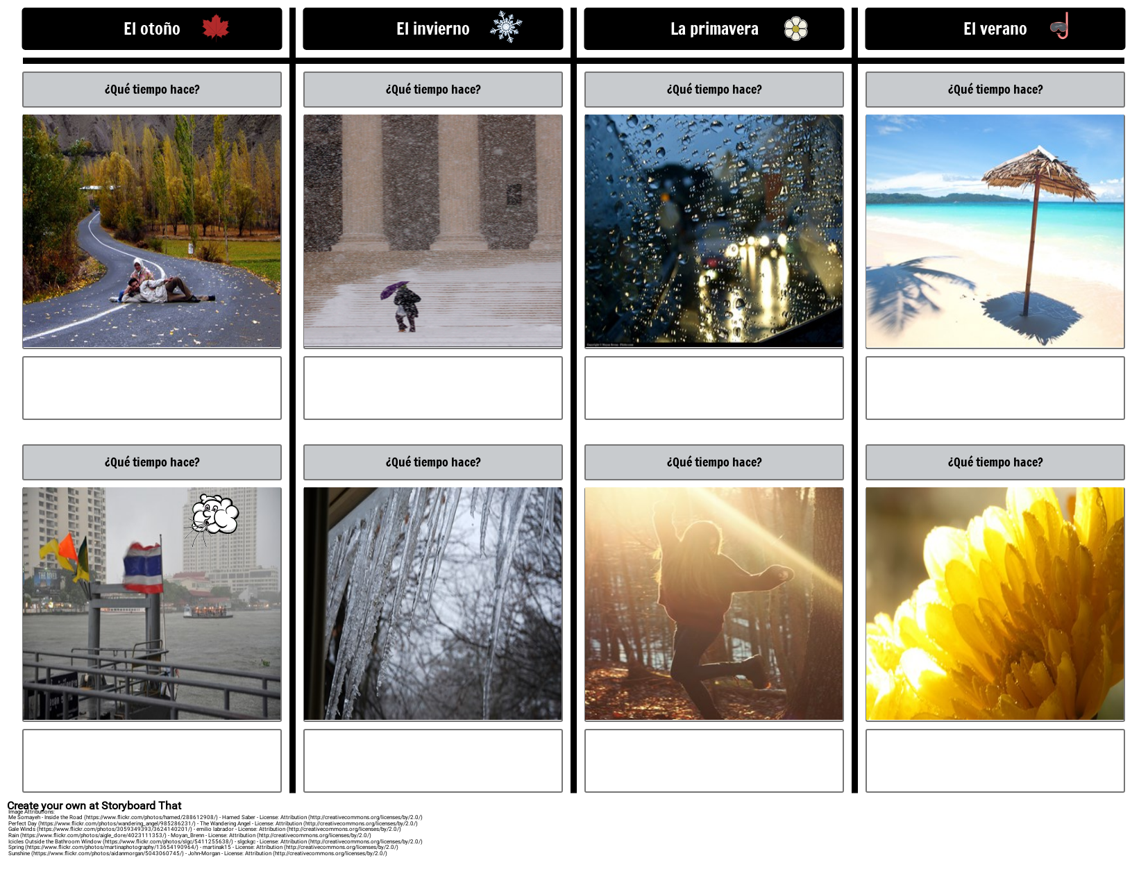 Weather Expressions for me Storyboard por lourdesfernandez