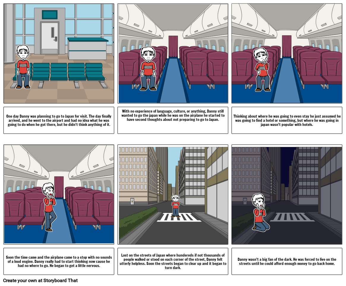 Danny's Japan Trip Storyboard por lross69096