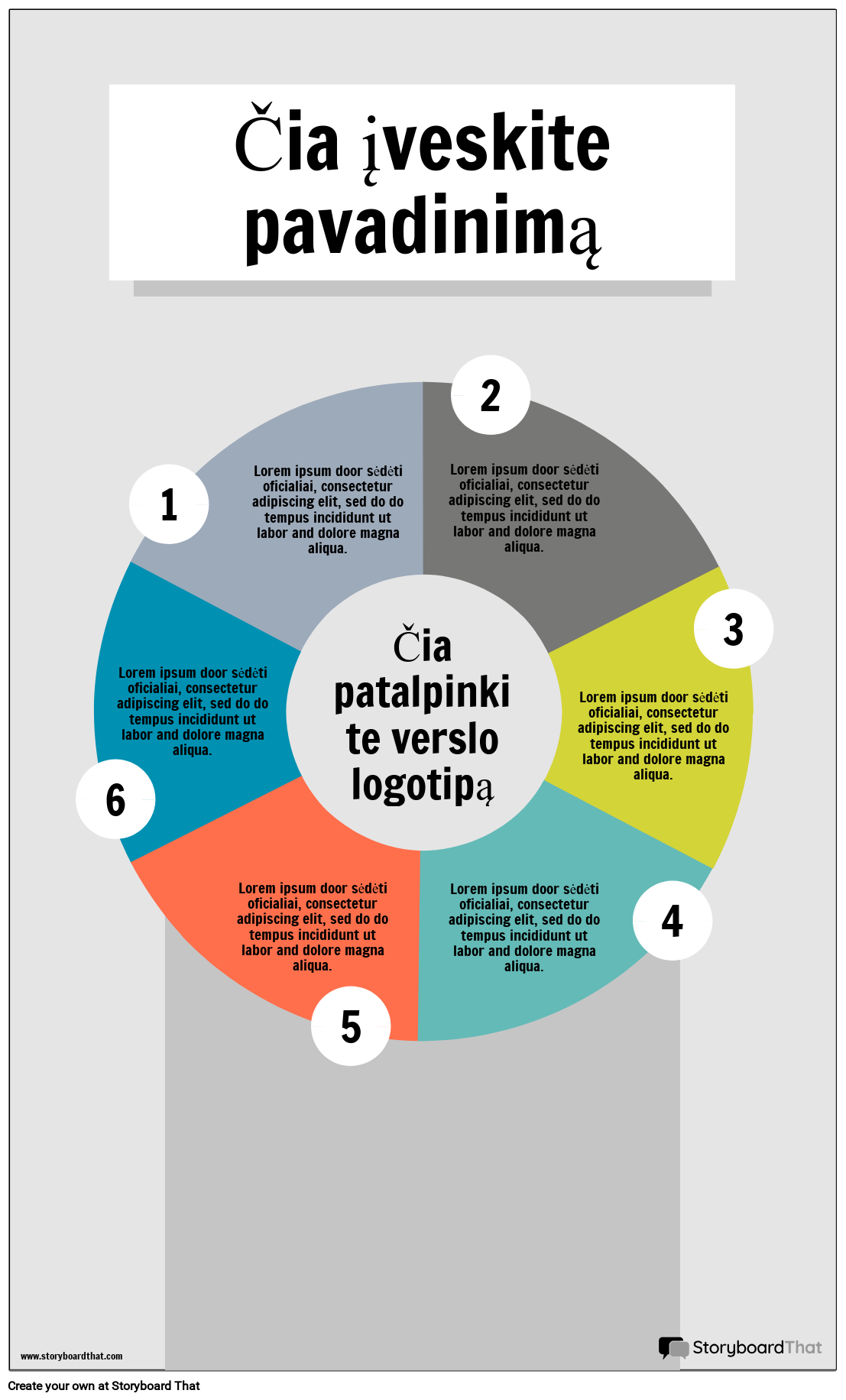 Verslo Plano Infografinis Šablonas. Verslo Infografijos Pavyzdžiai ...