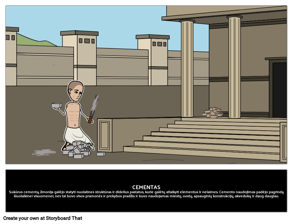 Cementas القصة المصورة من قبل lt-examples