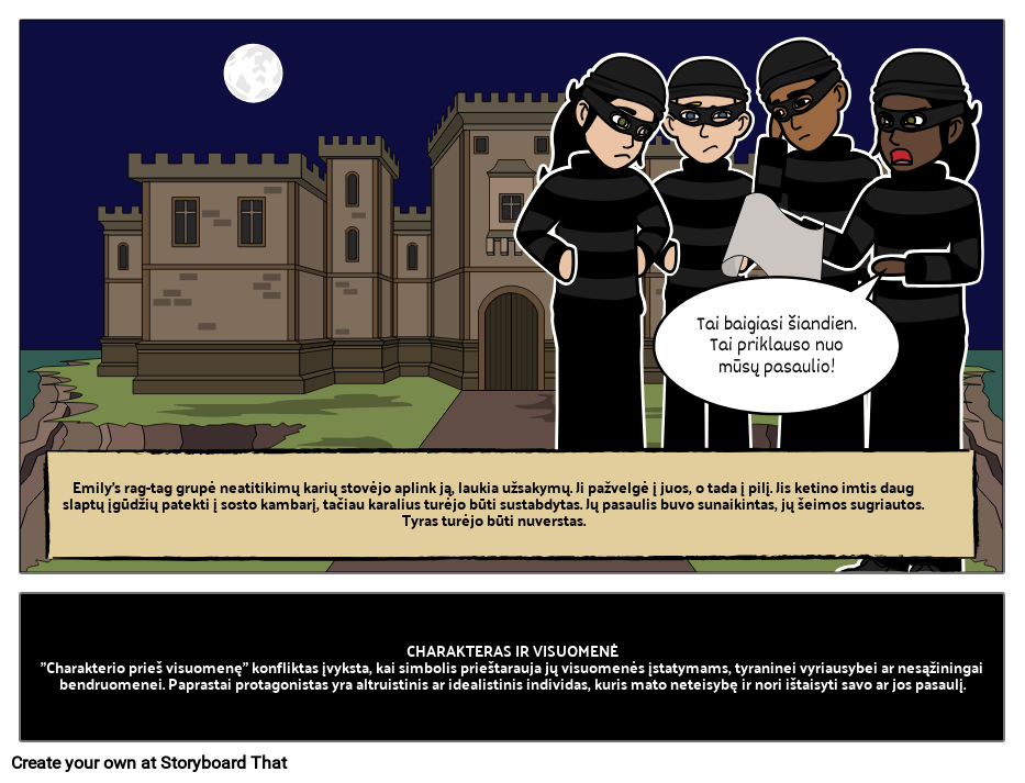 Character vs Society Storyboard per lt-examples