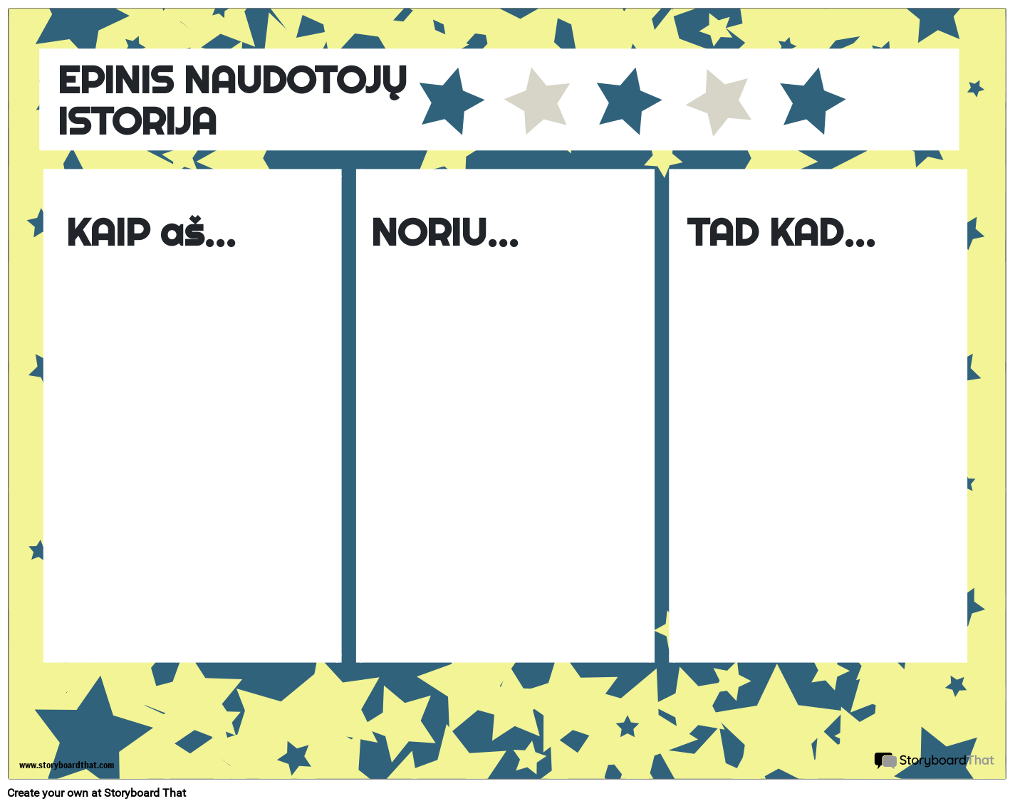 Epic User 2 Storyboard par lt-examples