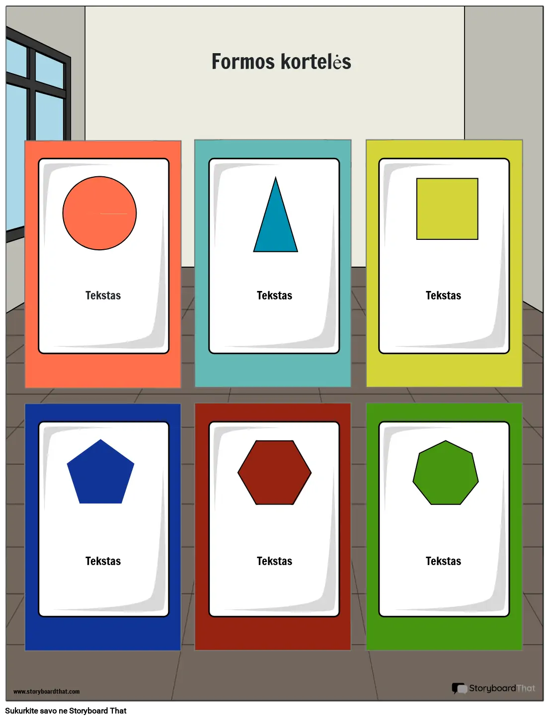 Formos Kortų Žaidimo Šablonas Storyboard por lt-examples