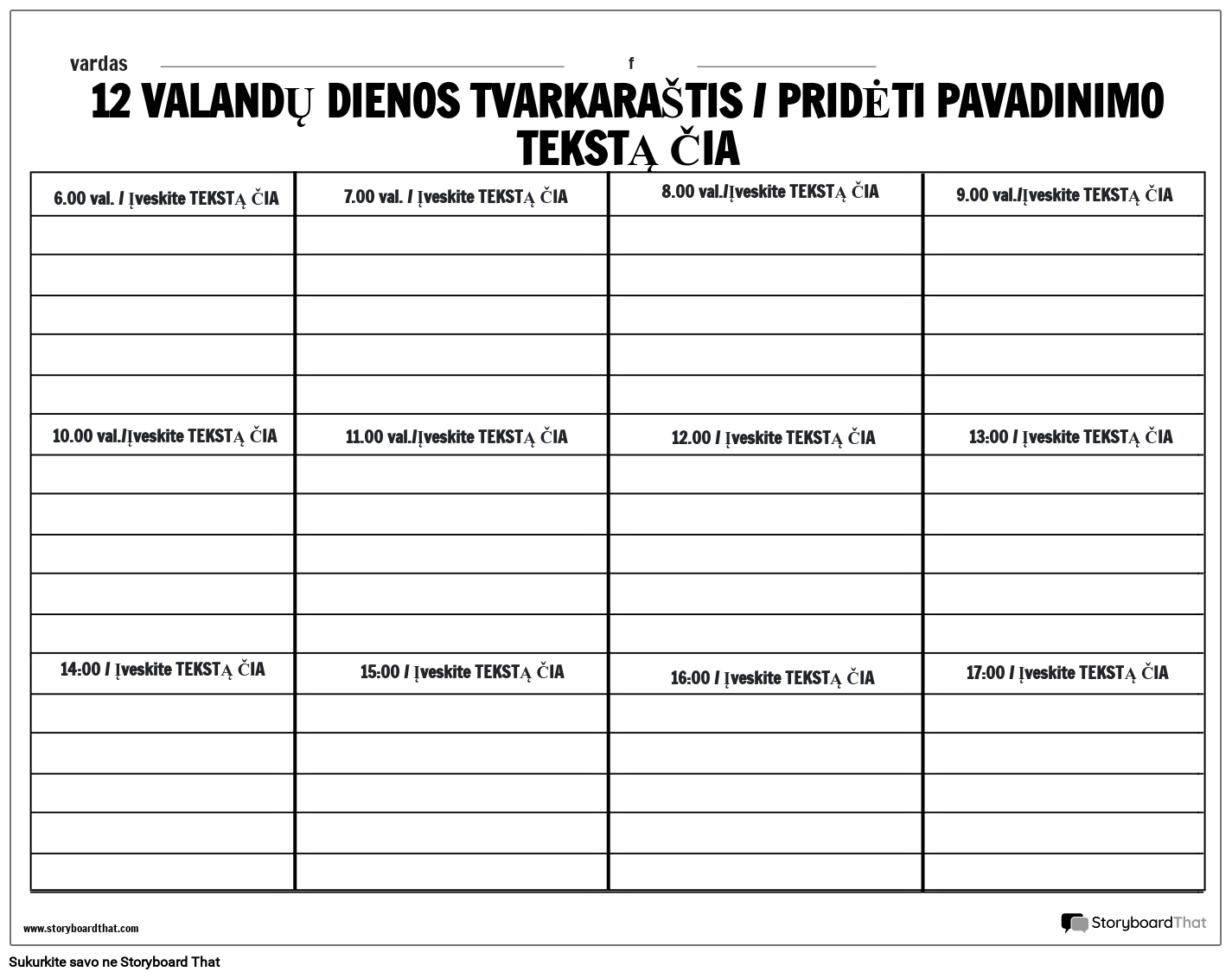 Kraštovaizdžio lentelės darbalapis Siužetinės Linijos iki lt-examples