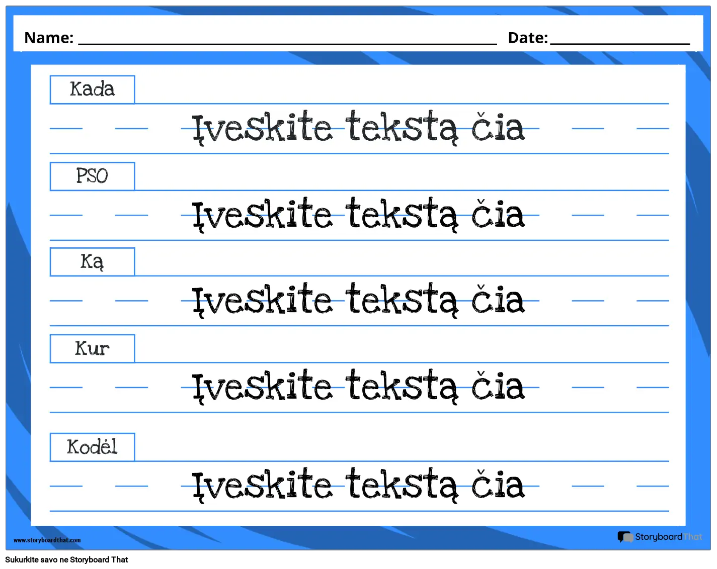 Naujas Puslapio Sakinio Struktūros Šablono Kūrimas 4