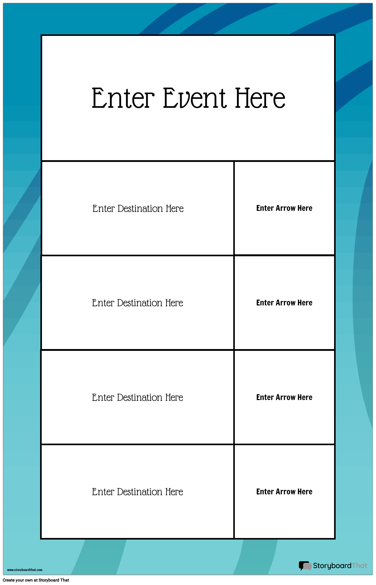 Plakatas „Kryptys“ Storyboard od lt-examples