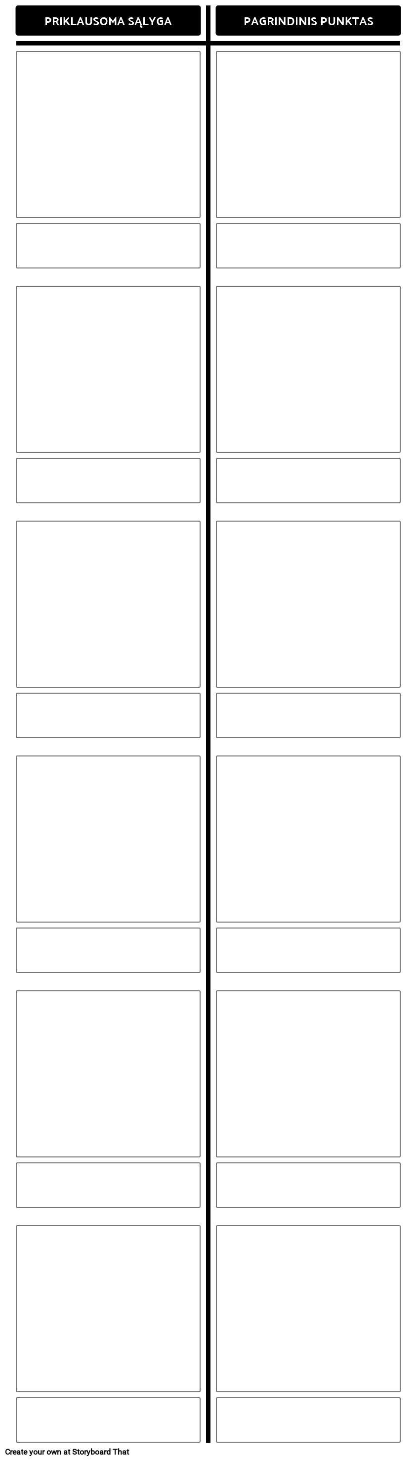 Prancūzų Subjunctive Constructions Šablonas Storyboard