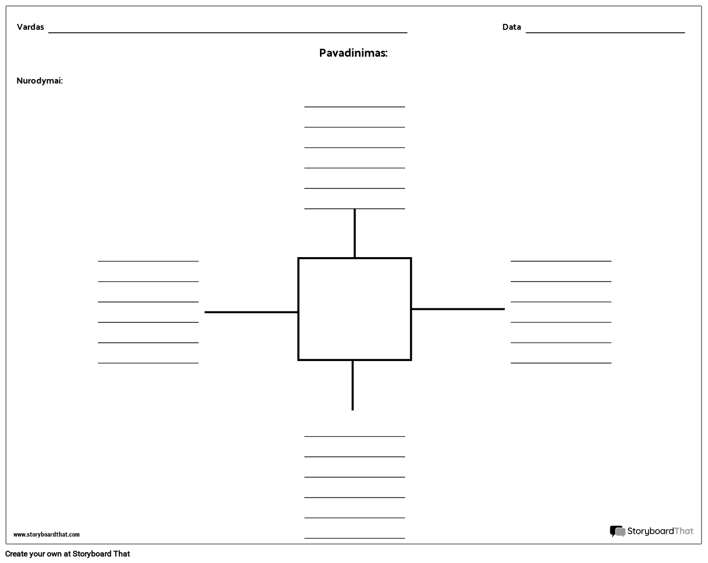 Spider Map su linijomis - 4 Storyboard por lt-examples
