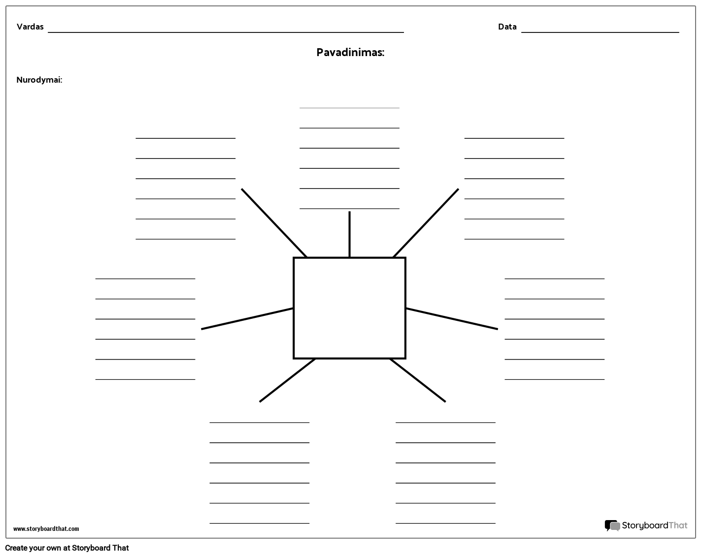 Spider Map su linijomis - 7 Storyboard por lt-examples