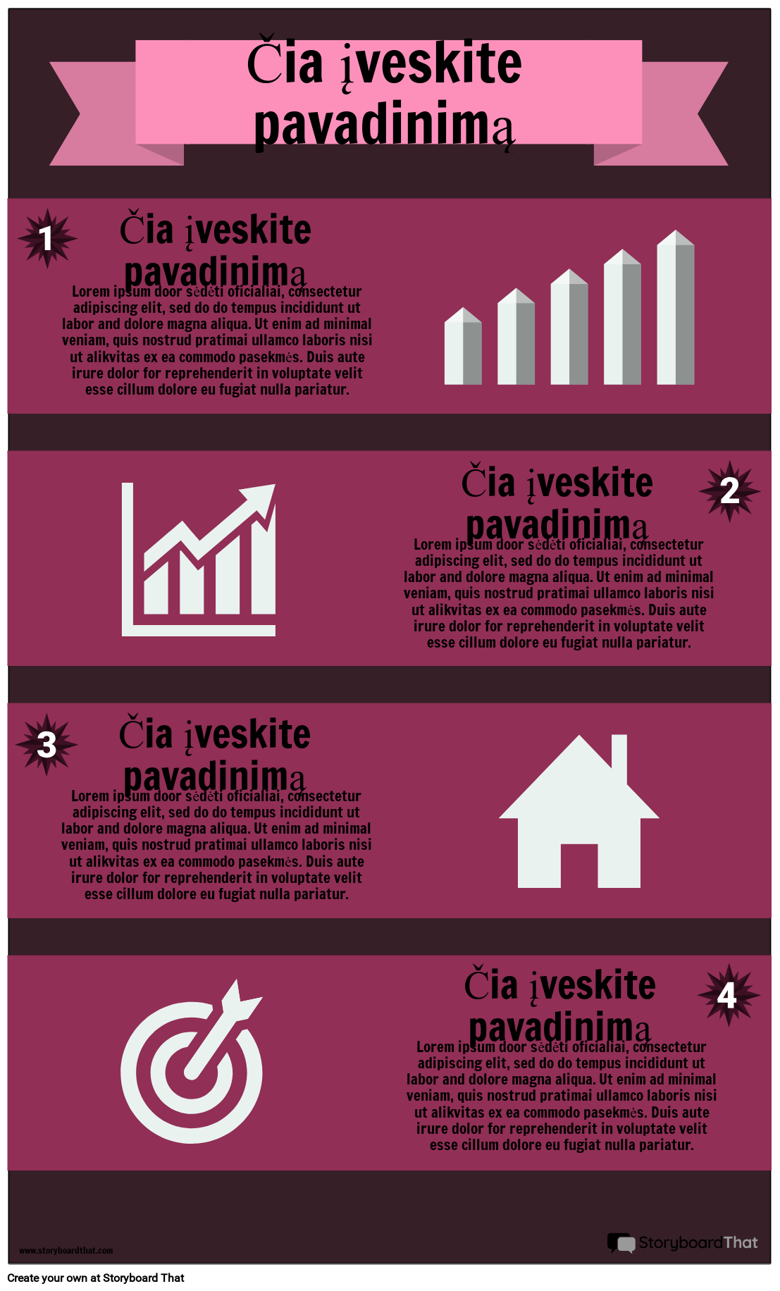 Tikslai Info-1 Storyboard par lt-examples