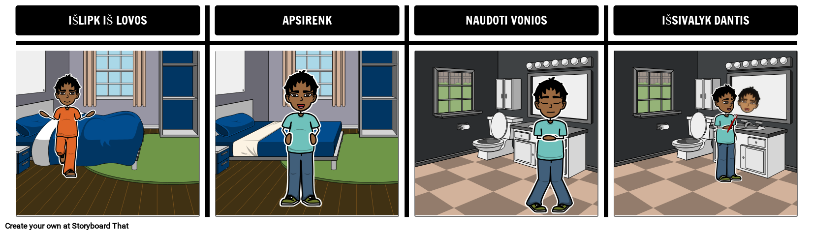 Wake Up Storyboard por lt-examples