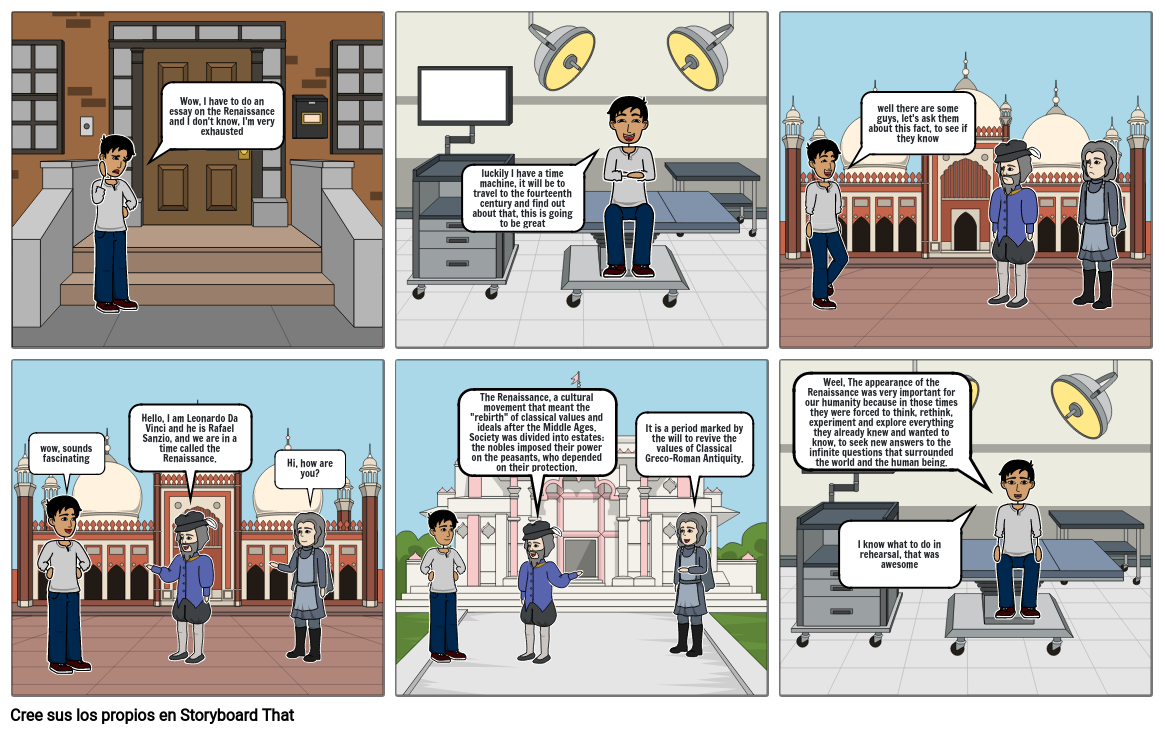 Journey to the 15th century Storyboard by luisit0